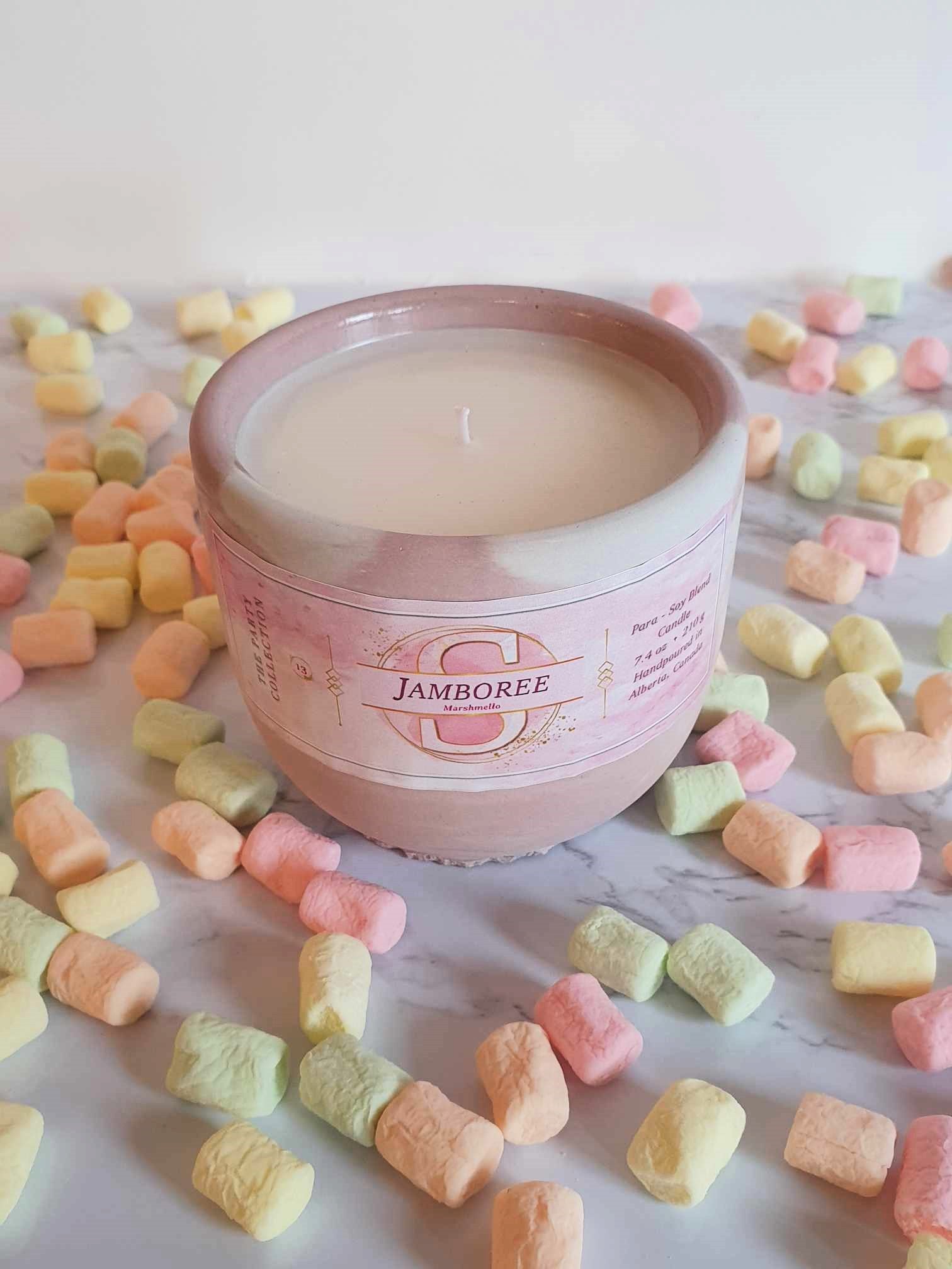 13 Jamboree 3" Concrete Candle – stenzelartistryanddesign
